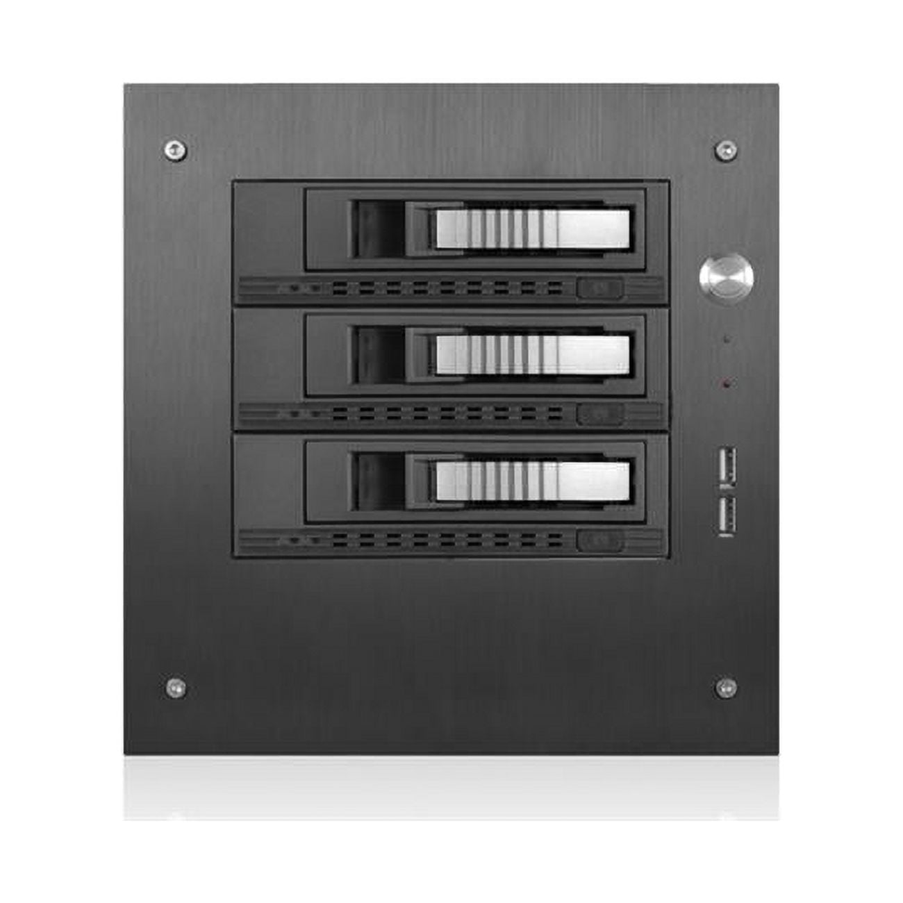 Compact Stylish 3X 3.5 In. Hotswap Mini-Itx Tower, Silver - Walmart.com