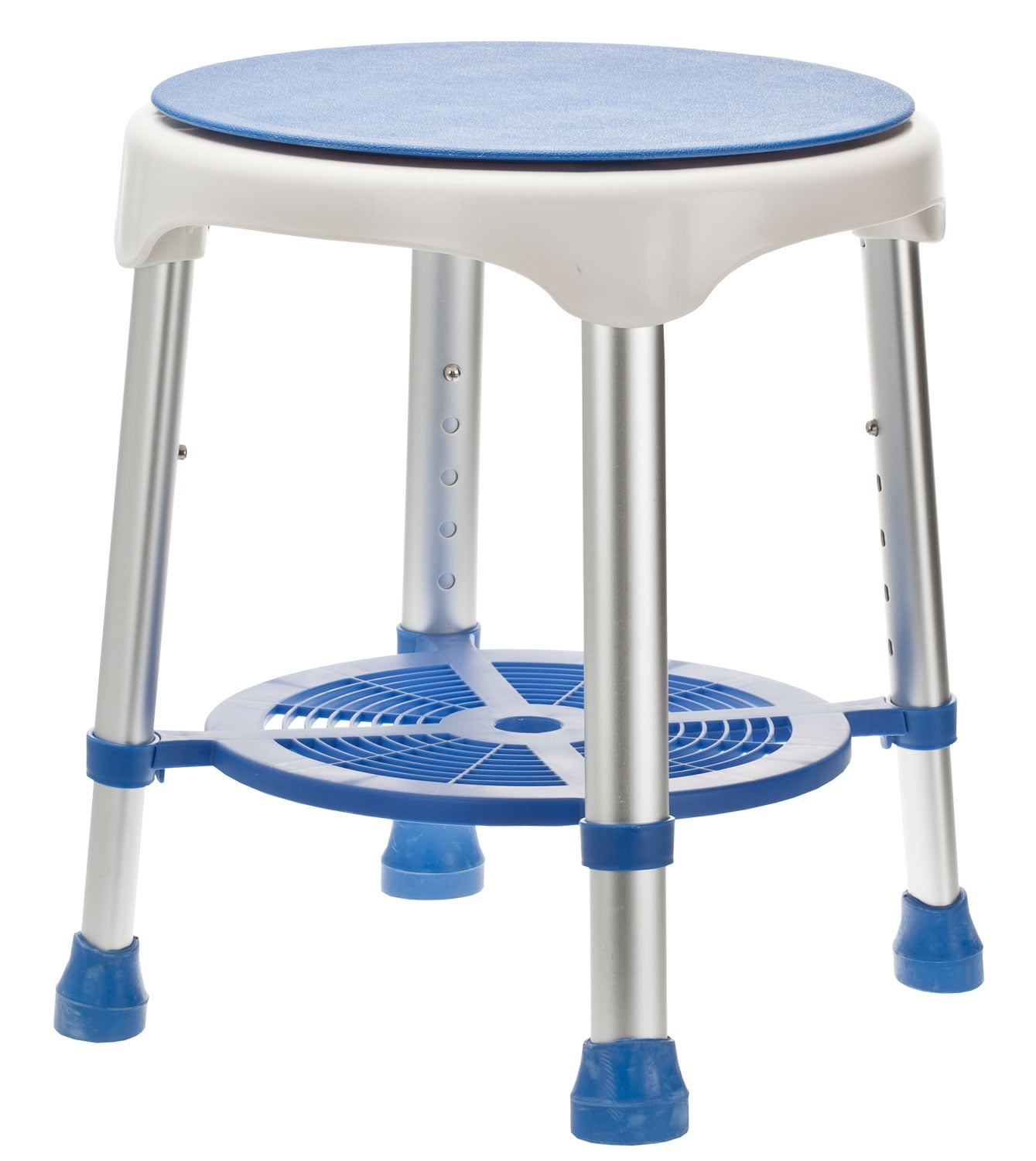 Compact Swivel Stool, Adjustable, Sturdy Plastic, 360 Degree Swivel ...