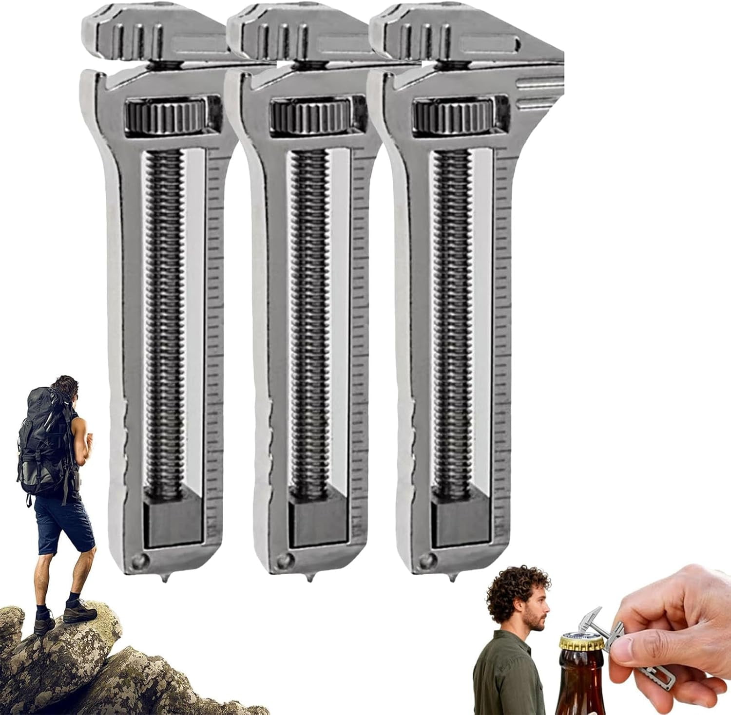 Compact Titanium Multitool, Mini Multitool Wrench, Multifunctional ...