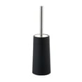 Compact Toilet Brush and Holder Set, Freestanding Plastic Toilet Bowl ...