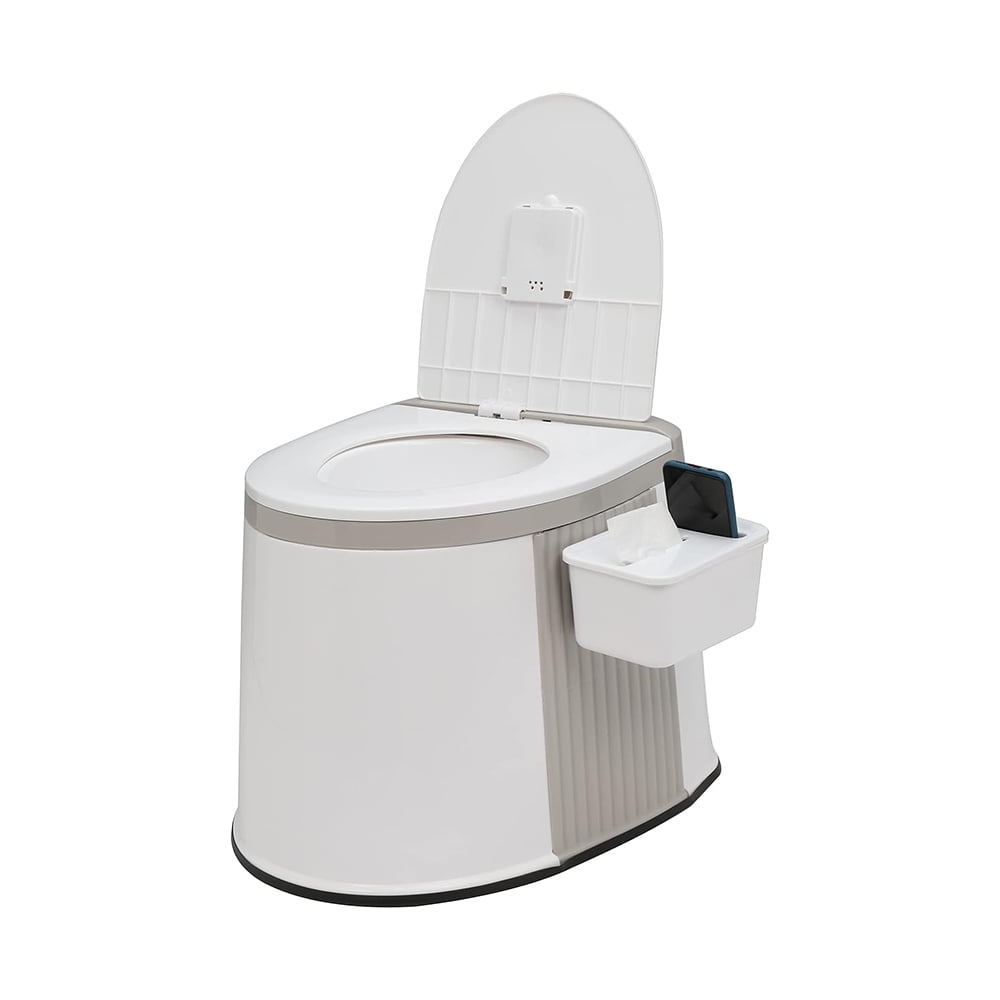 Compact Toilet, Emergency Use Portable Armless Commode, Lightweight ...