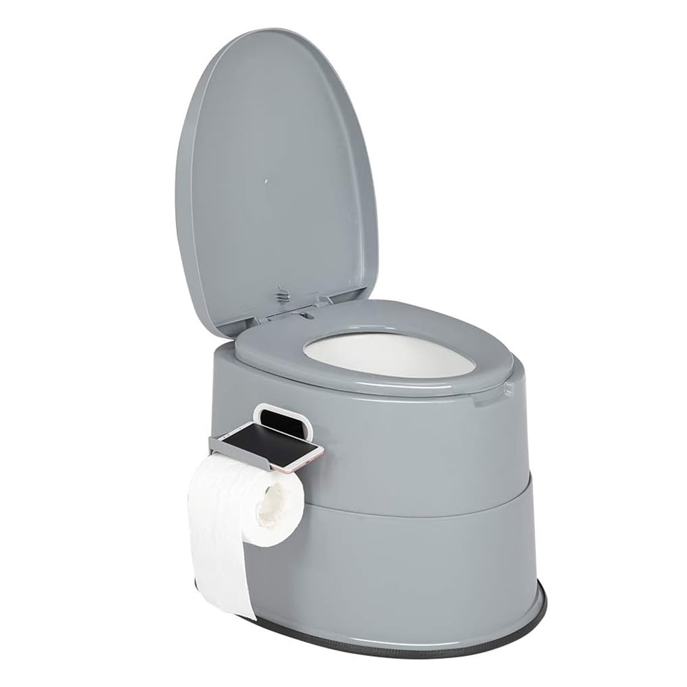 Compact Toilet, Portable Commode with Detachable Inner Bucket and ...