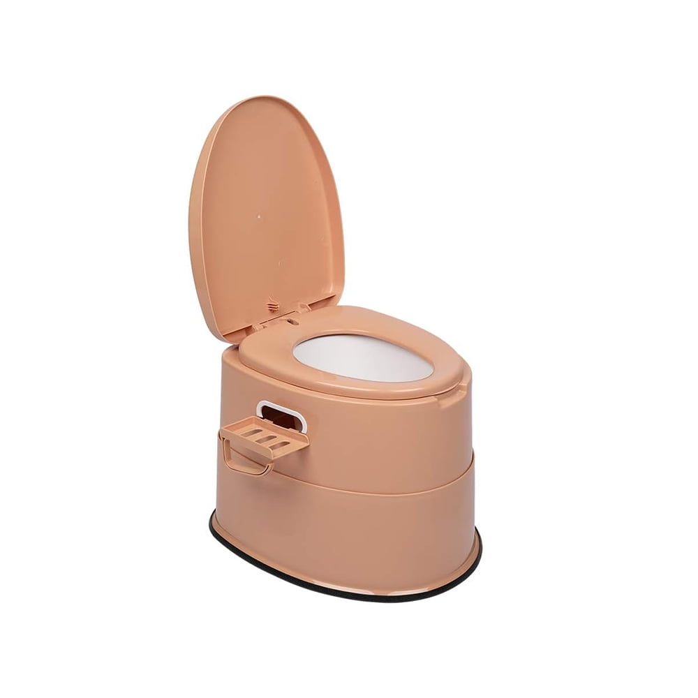Compact Toilet, Portable Commode with Detachable Inner Bucket and Paper ...