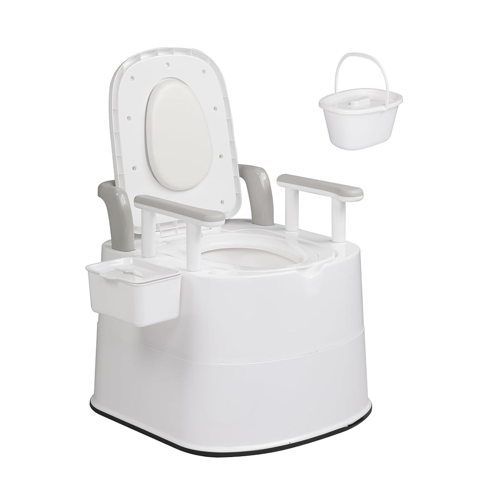 Compact Toilet, Portable Emergency Use Commode, Lightweight Camping RV ...