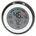 Compact Touchscreen Thermo,Hygrometer: Accurate Temp Humidity Readings ...