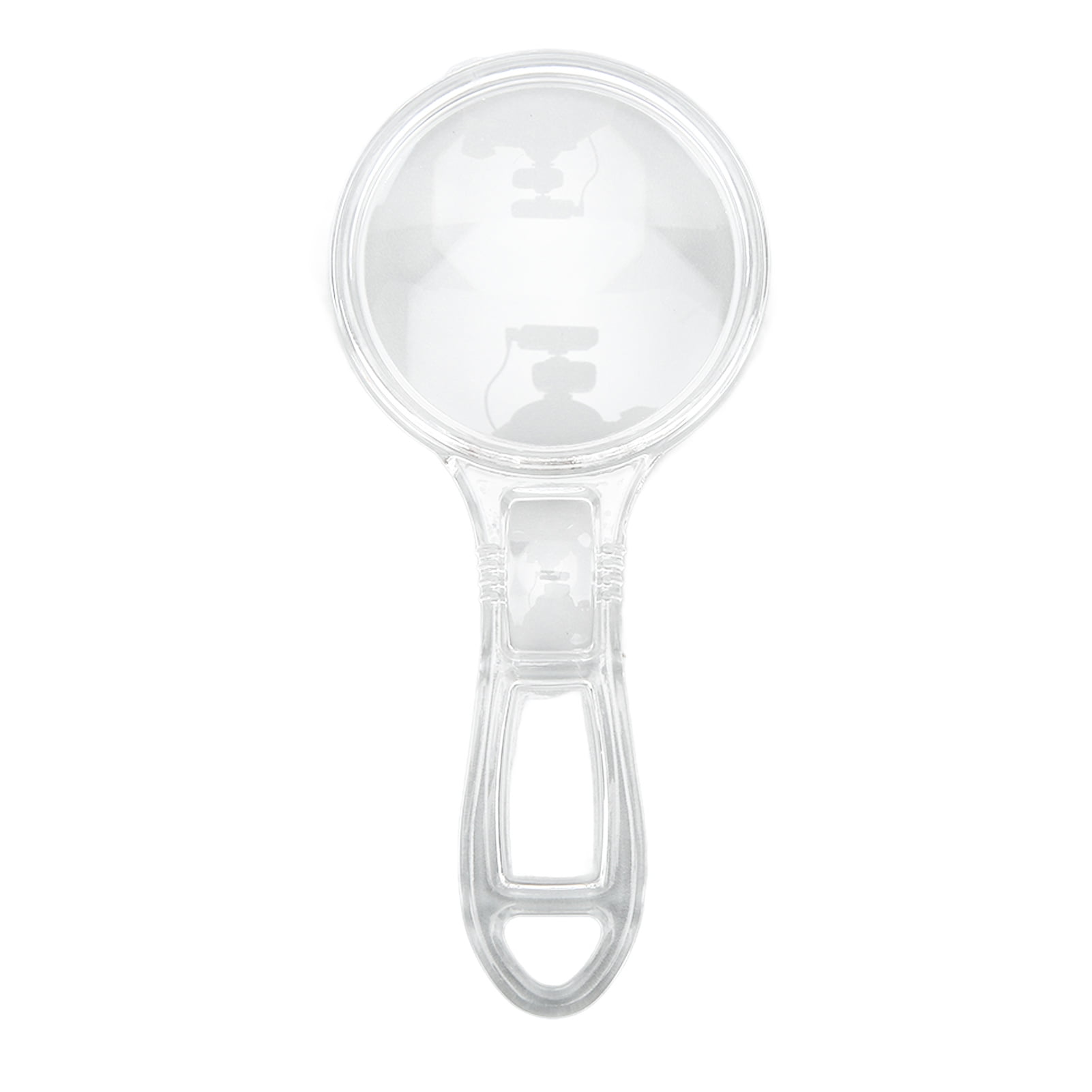 Compact Transparent Mini Magnifying Glass, Portable Durable Wearable ...