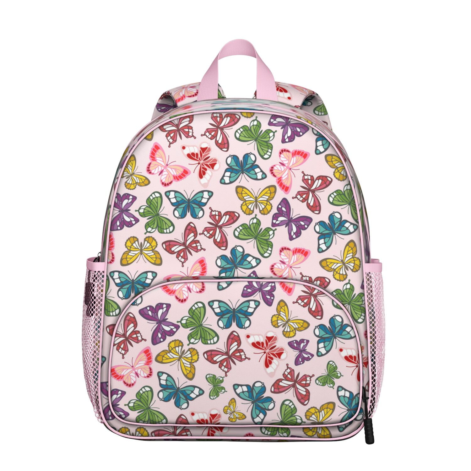 Compact Travel Backpack with Colorful Flowers Pattern, Lightweight and ...