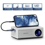 Compact Travel-Friendly Home Cinema Projector, Native 1280X720P ...