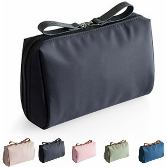 Compact Travel Makeup Organizer Bag Portable Cosmetic Pouch For Women ...