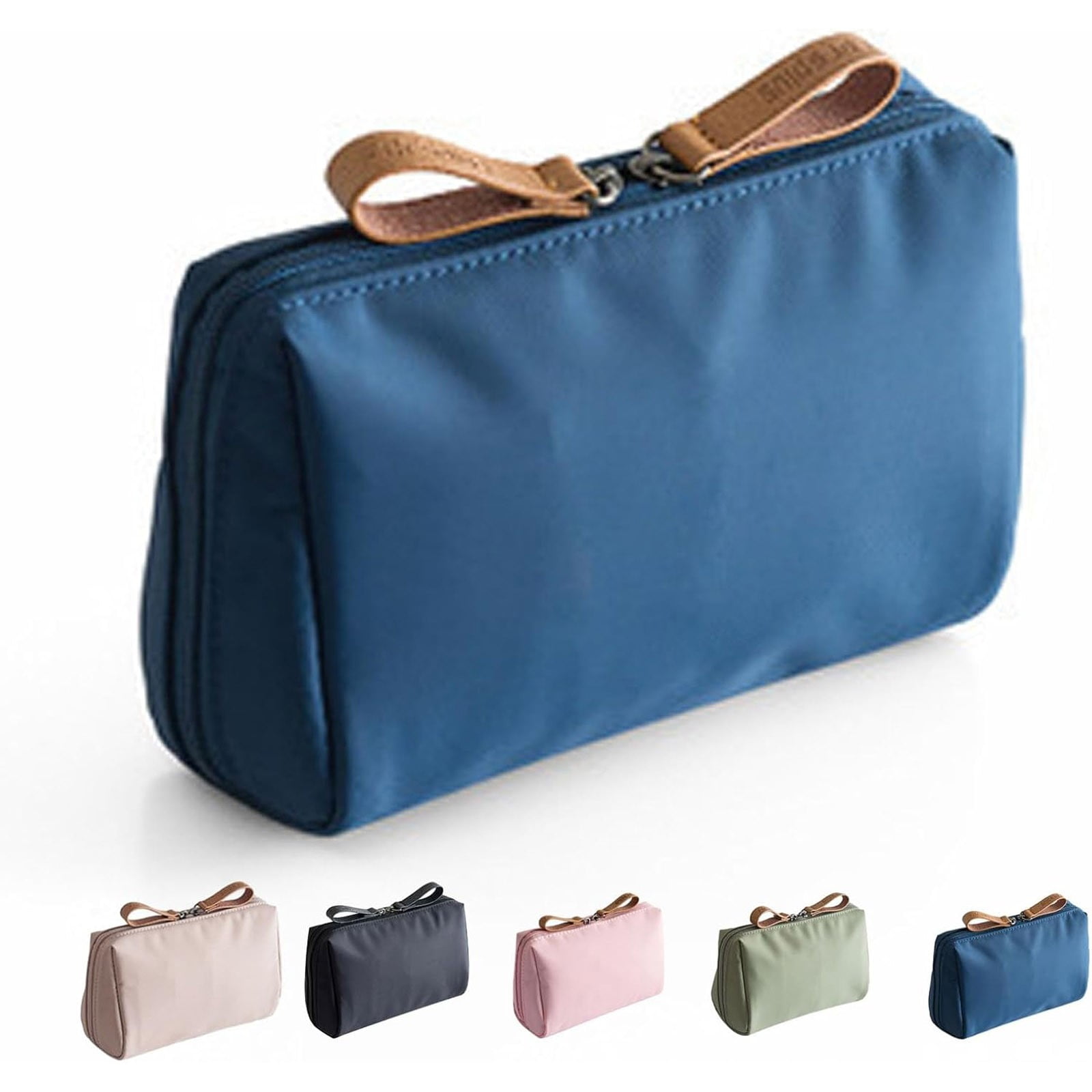 Compact Travel Makeup Organizer Bag Portable Cosmetic Pouch For Women ...
