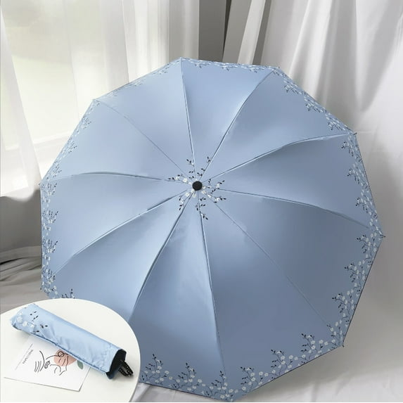 Compact Travel Umbrella,Windproof Waterproof Stick Umbrella Protection ...