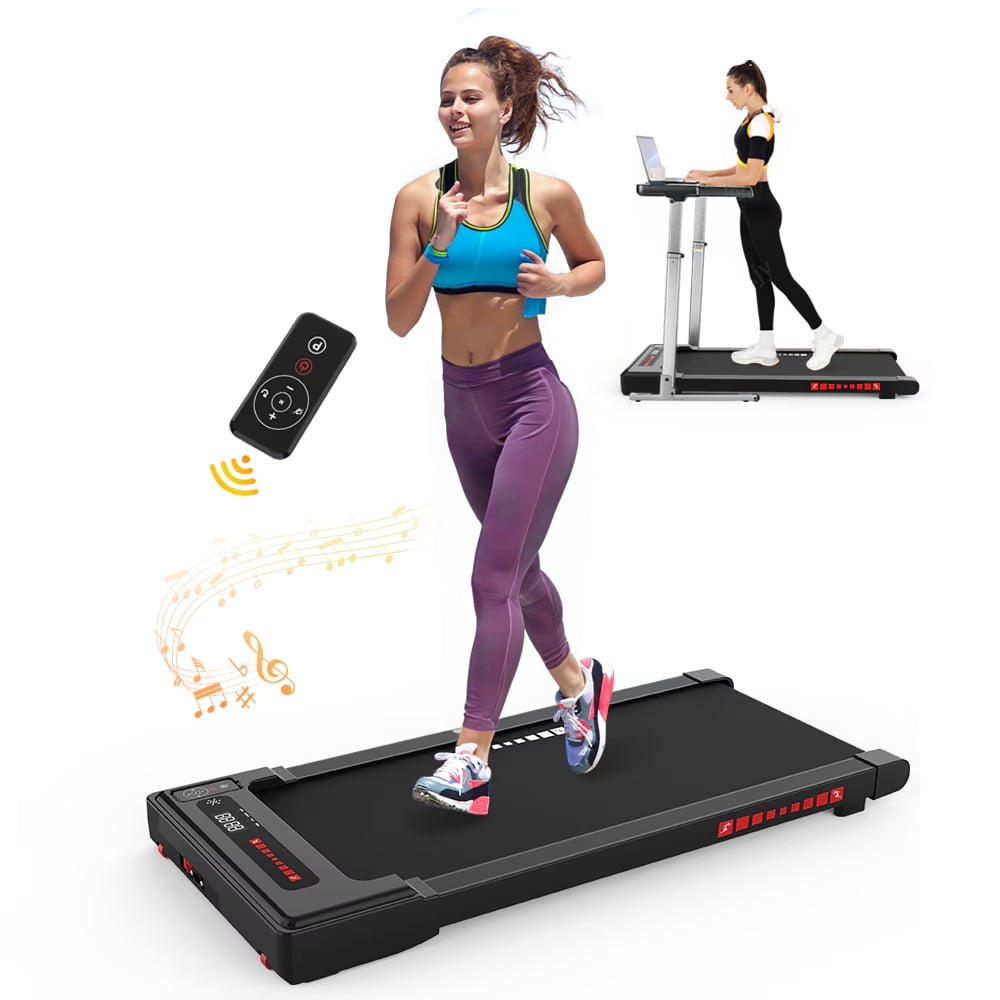 Compact Treadmills for Home Small,Walking Pad Treadmill with 12 Program ...