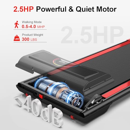 Compact Treadmills for Home Treadmills Walking Pad Under Desk Treadmill ...