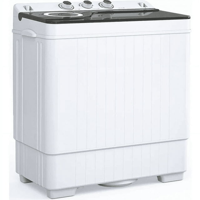 KUPPET Compact Twin Tub Mini Washing Machine 26lbs, Washer(18lbs ...