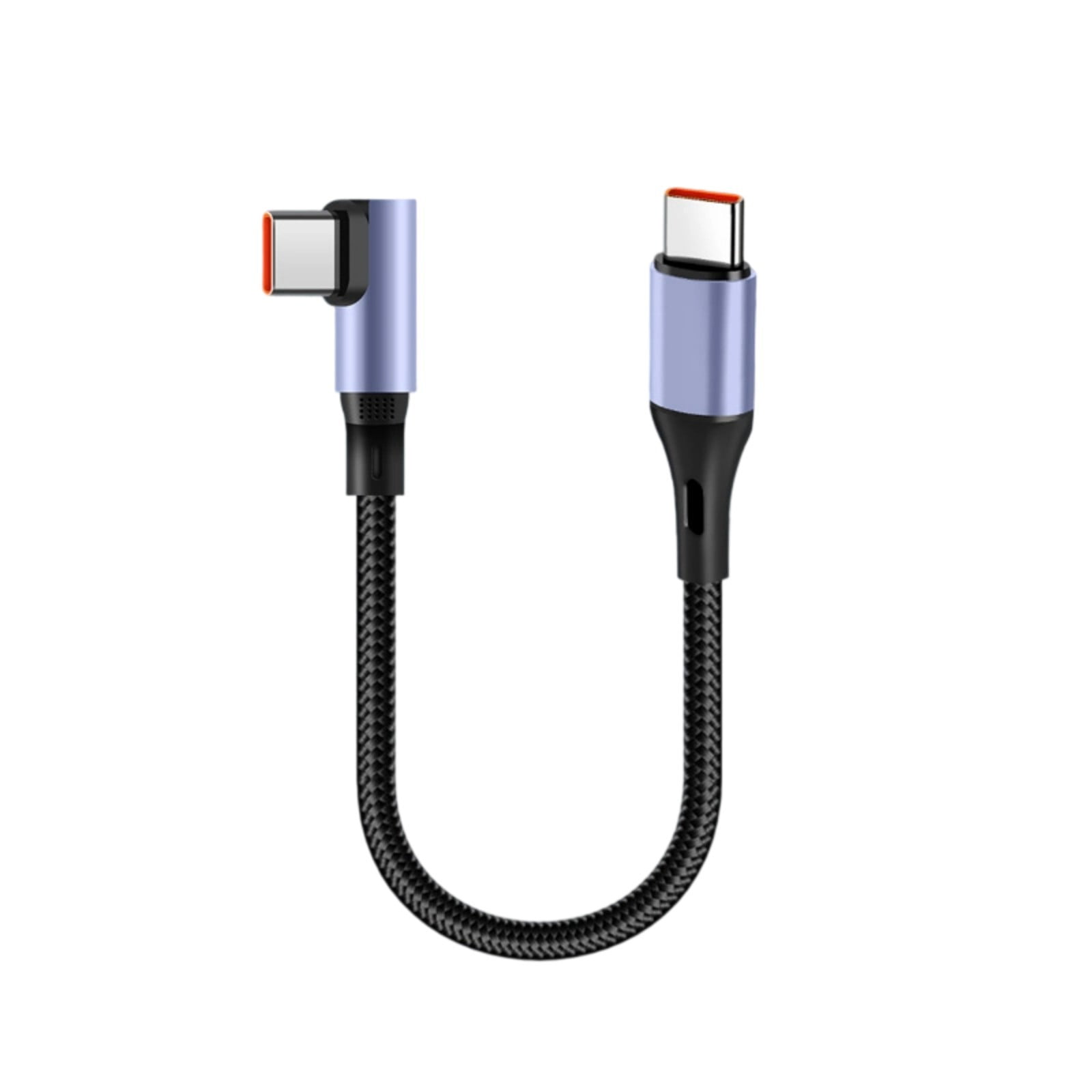 Compact Type C Fast Charge Cable Line Angled Connectors Charging Cord ...