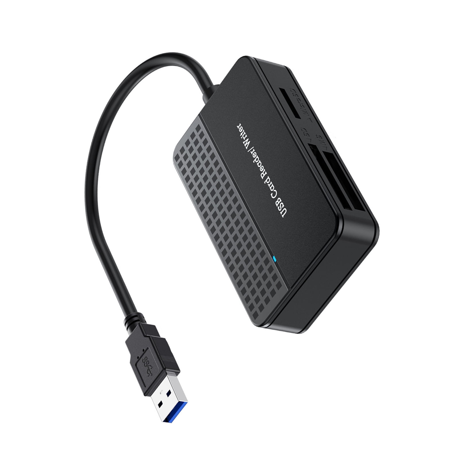 Compact USB 3.0 Memory Card Reader and Hub Adapter Wide Compatibility ...