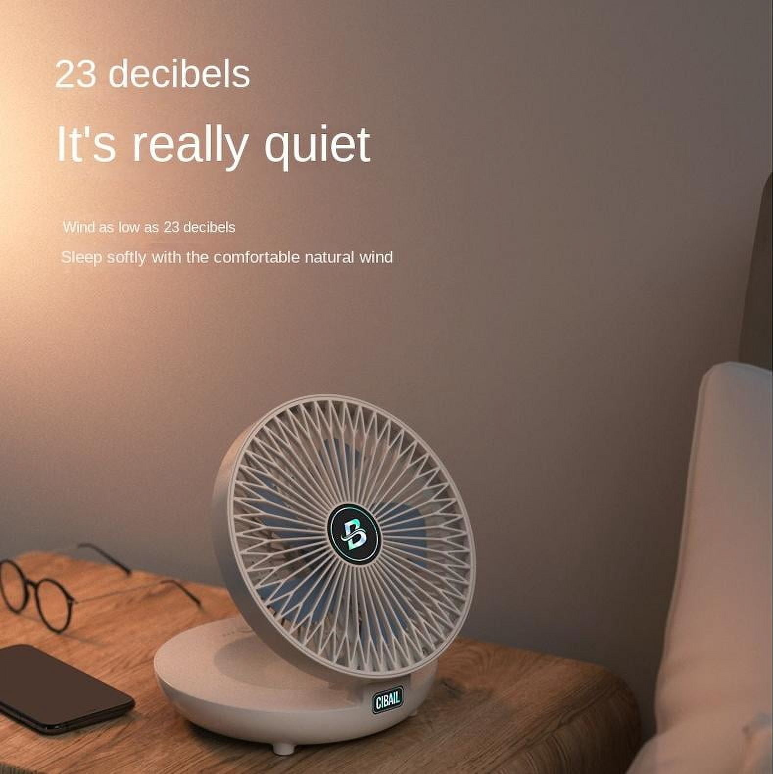 Compact USB Desk Fan: 3-Speed Adjustable Silent Foldable Energy ...