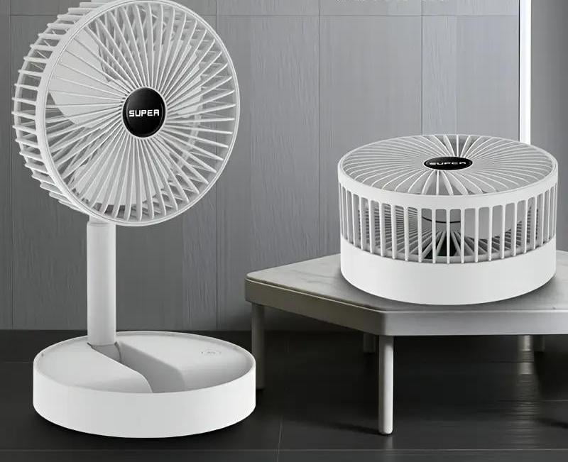 Compact USB Desk Fan - Silent Portable Cooling for Office Kitchen ...