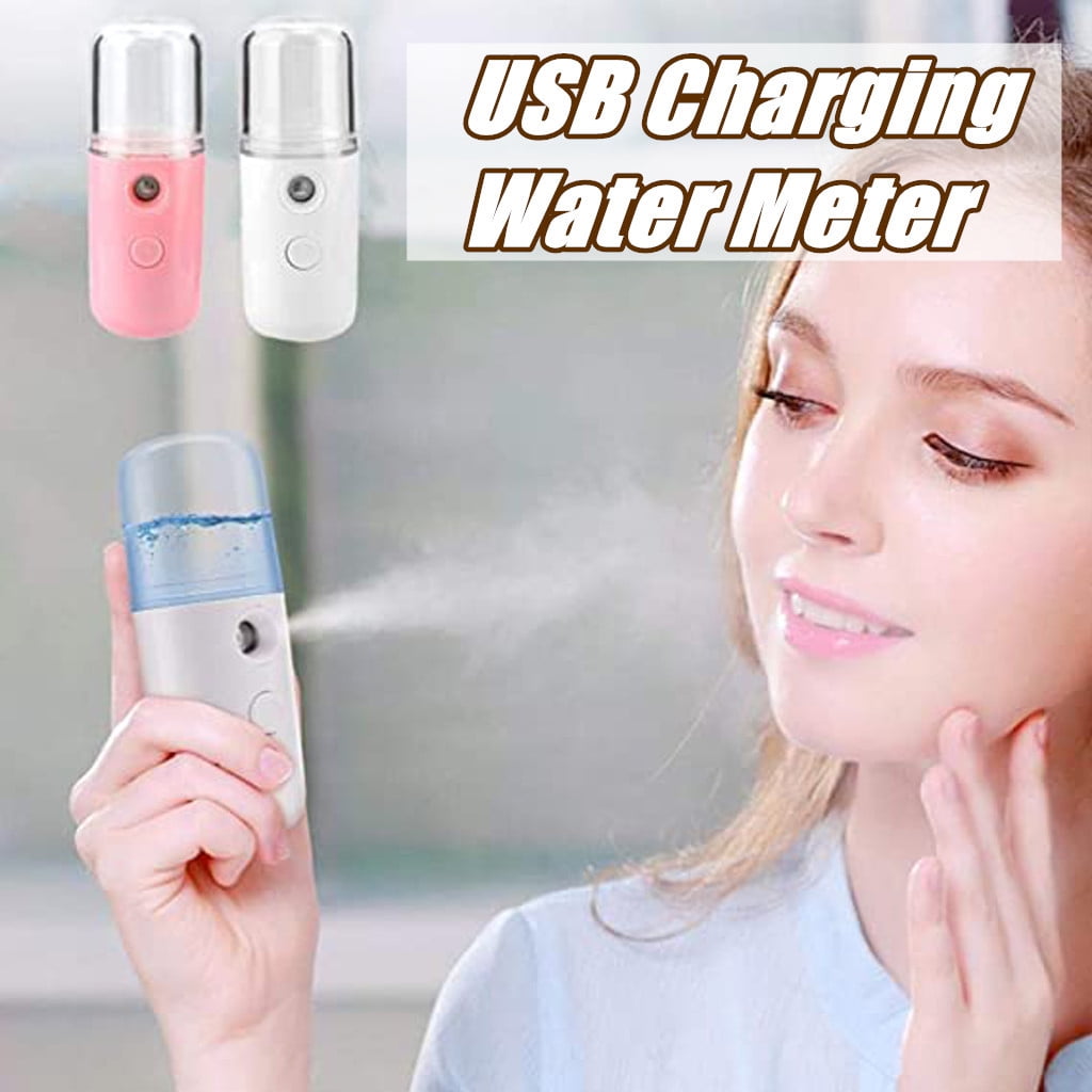 Compact USB Facial Mist, Reusable Plastic Atomizer, Travel-Friendly ...