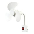 Compact USB Fan for Dorm Room and Kitchen with Silent and Three-in ...