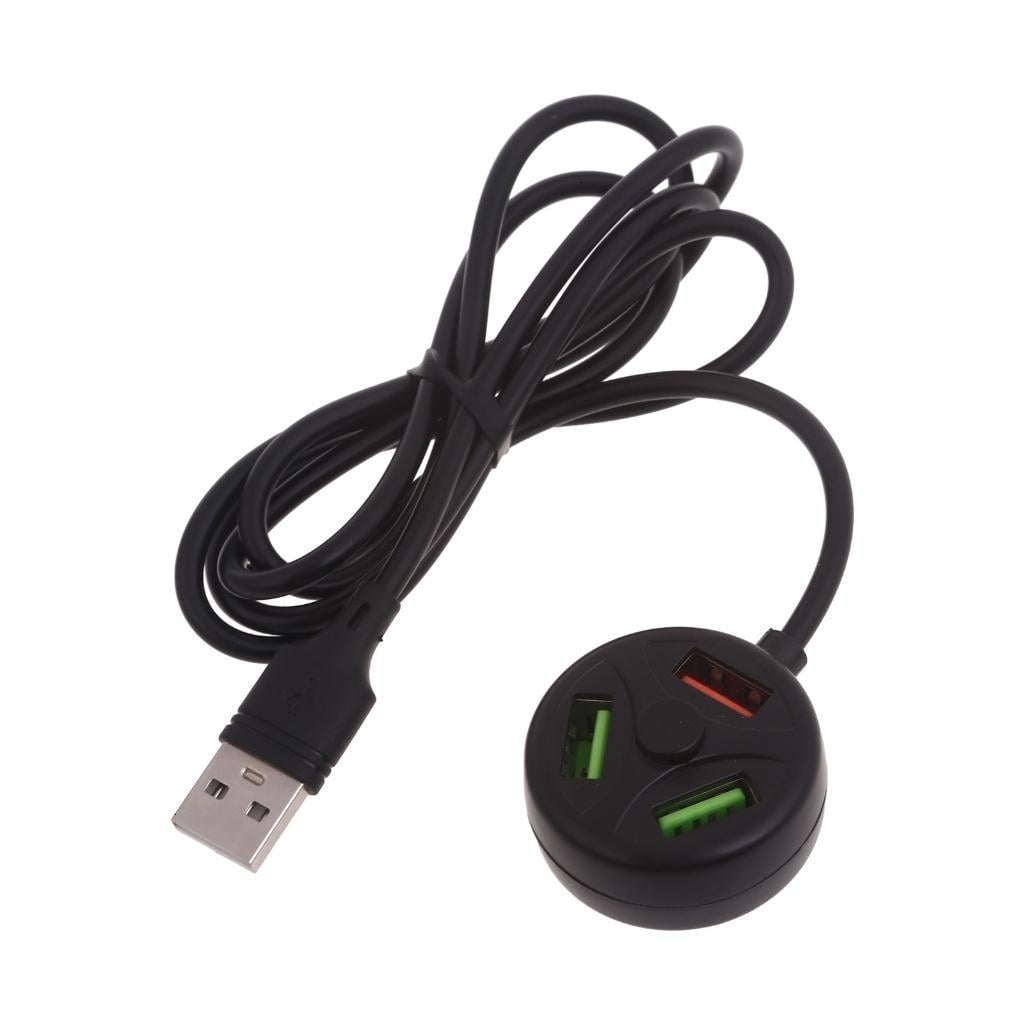 Compact USB Hub USB2.0 Three Port Expander USB Charging Hub Dock for ...