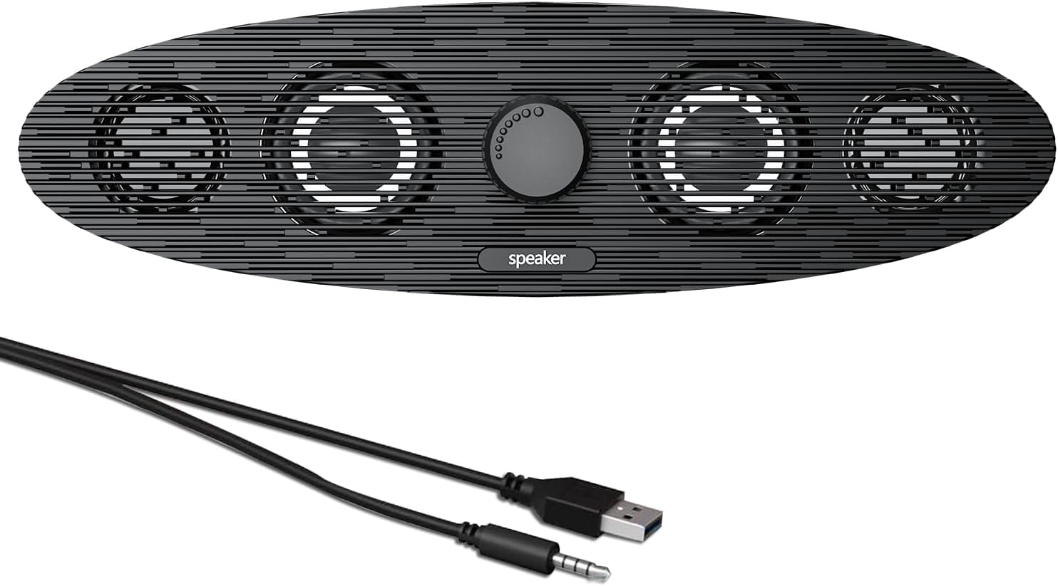 Compact USB-Powered Computer Speakers with 3W Dual Speaker & Dual ...