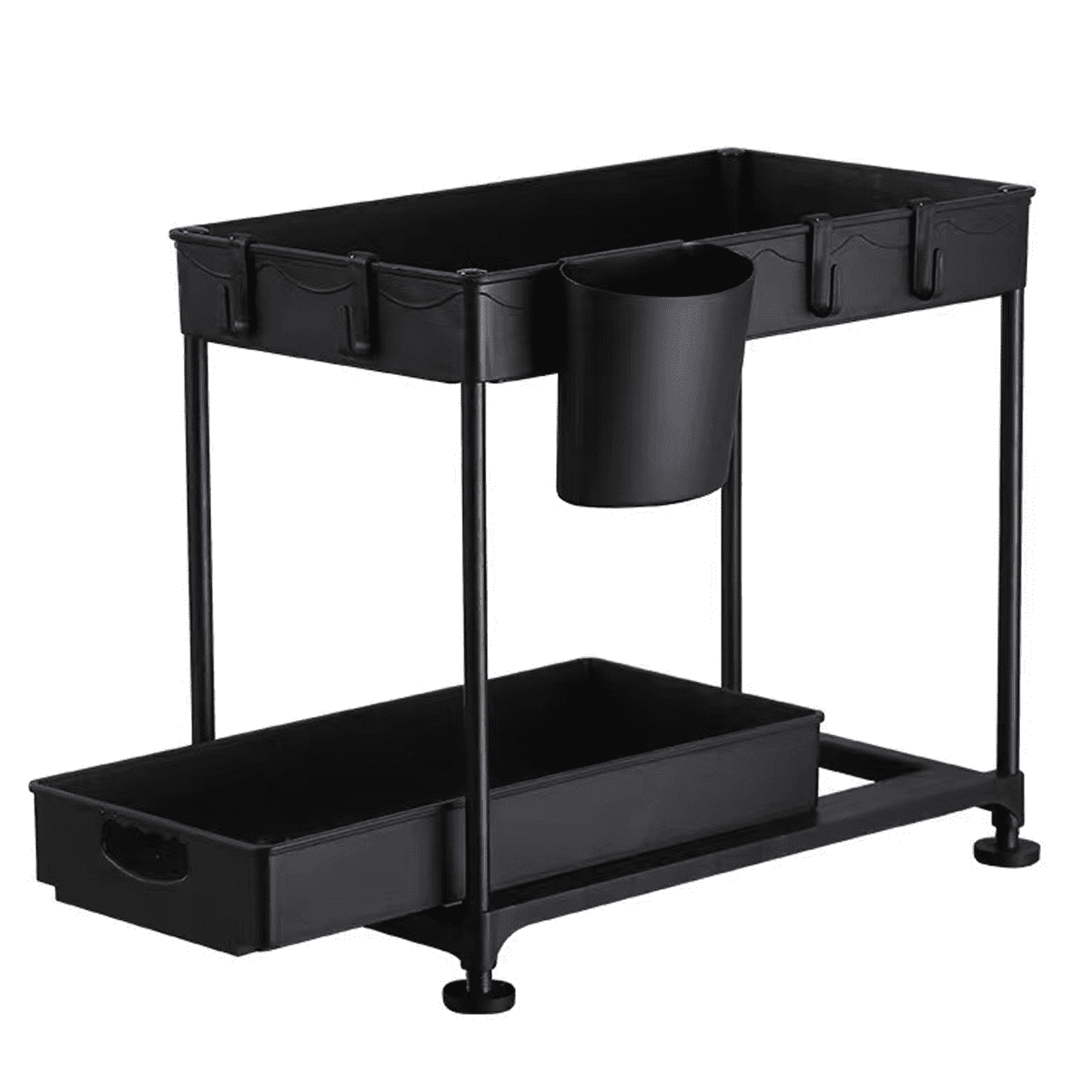 Compact Under Sink Storage, Adjustable Height for Optimal Use, Easy to ...