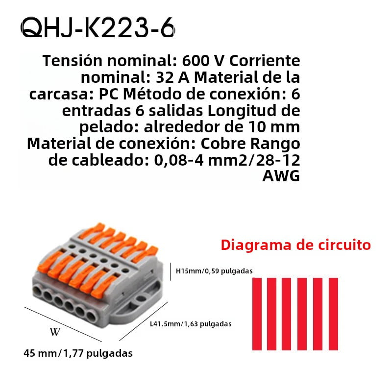 Compact Universal Cable Connector 2-30 Pin Quick Crimp Electrical ...