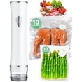 Compact Vacuum Sealer For Food (vacuum Machine + 20 Reusable Bags ...