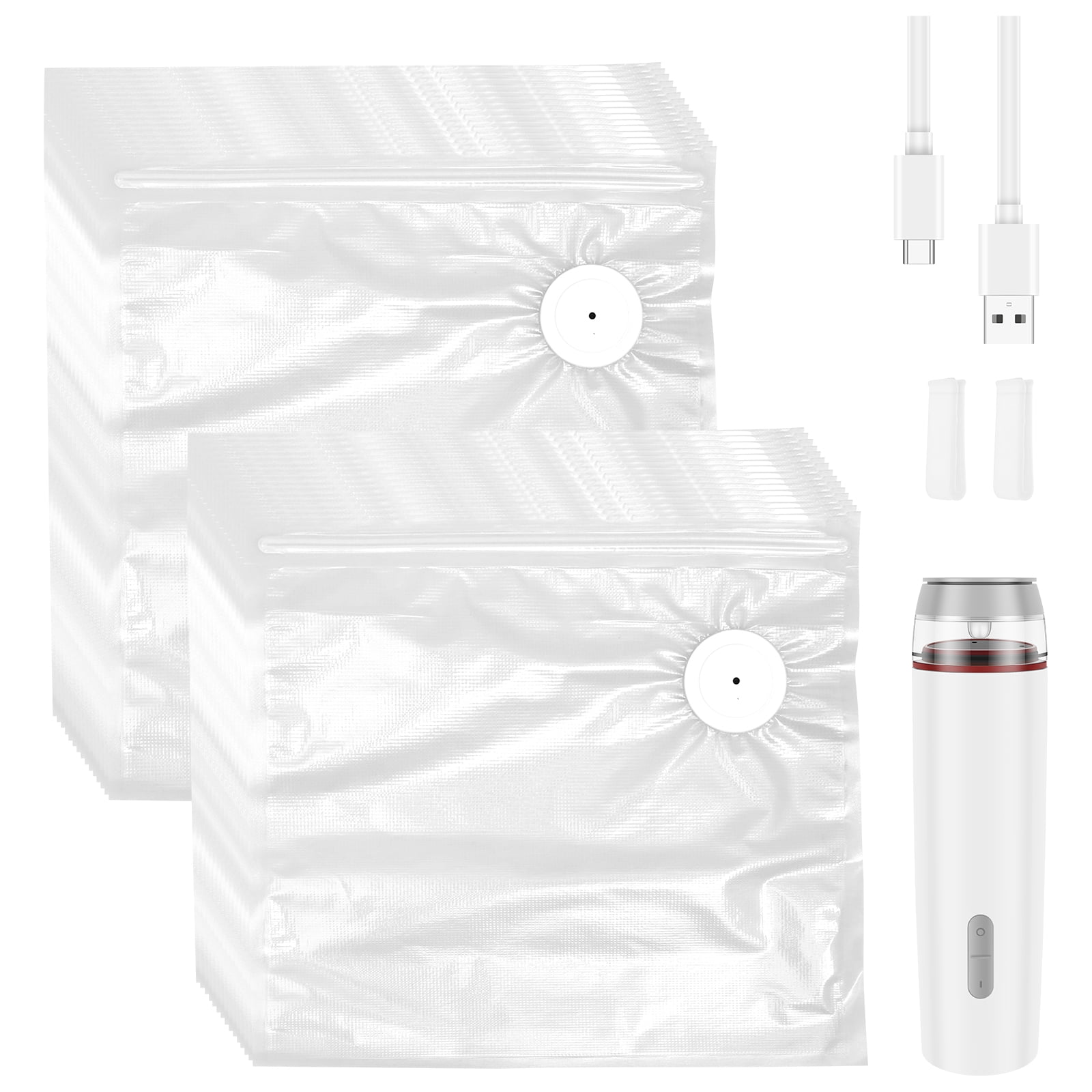 Compact Vacuum Sealer Rechargeable Cordless Handheld Vacuum Sealer ...