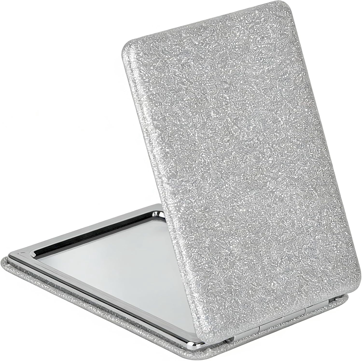 Compact Vanity Mirror for Men, Black, Travel Makeup Mirror for Handbag ...