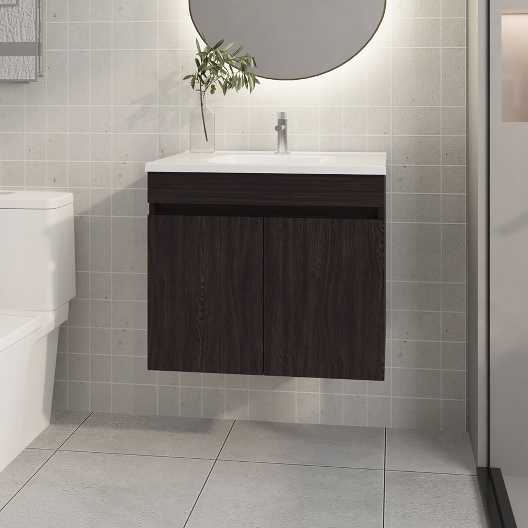 Compact Vanity with Shelf+Internal Organization"-"Small Bathroom Layout ...