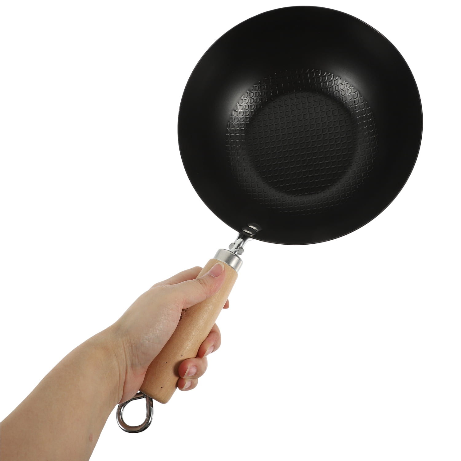 Compact Versatile Small Nonstick Iron Wok - Great Essential Frying Pan ...