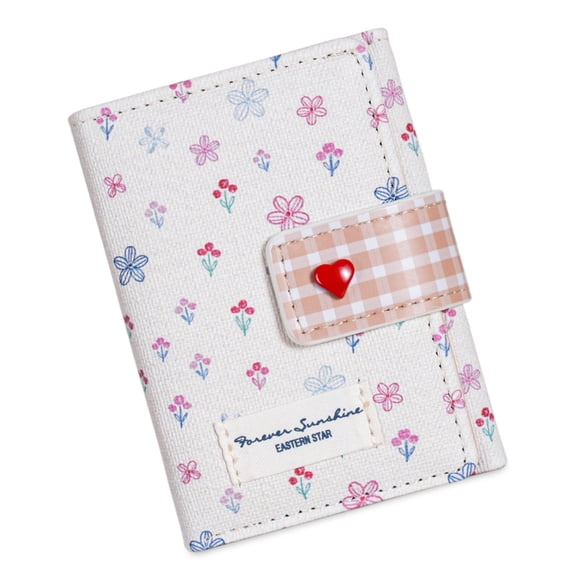 Compact Wallet for Women Pu Credit Card Holder Large Capacity Clutches ...