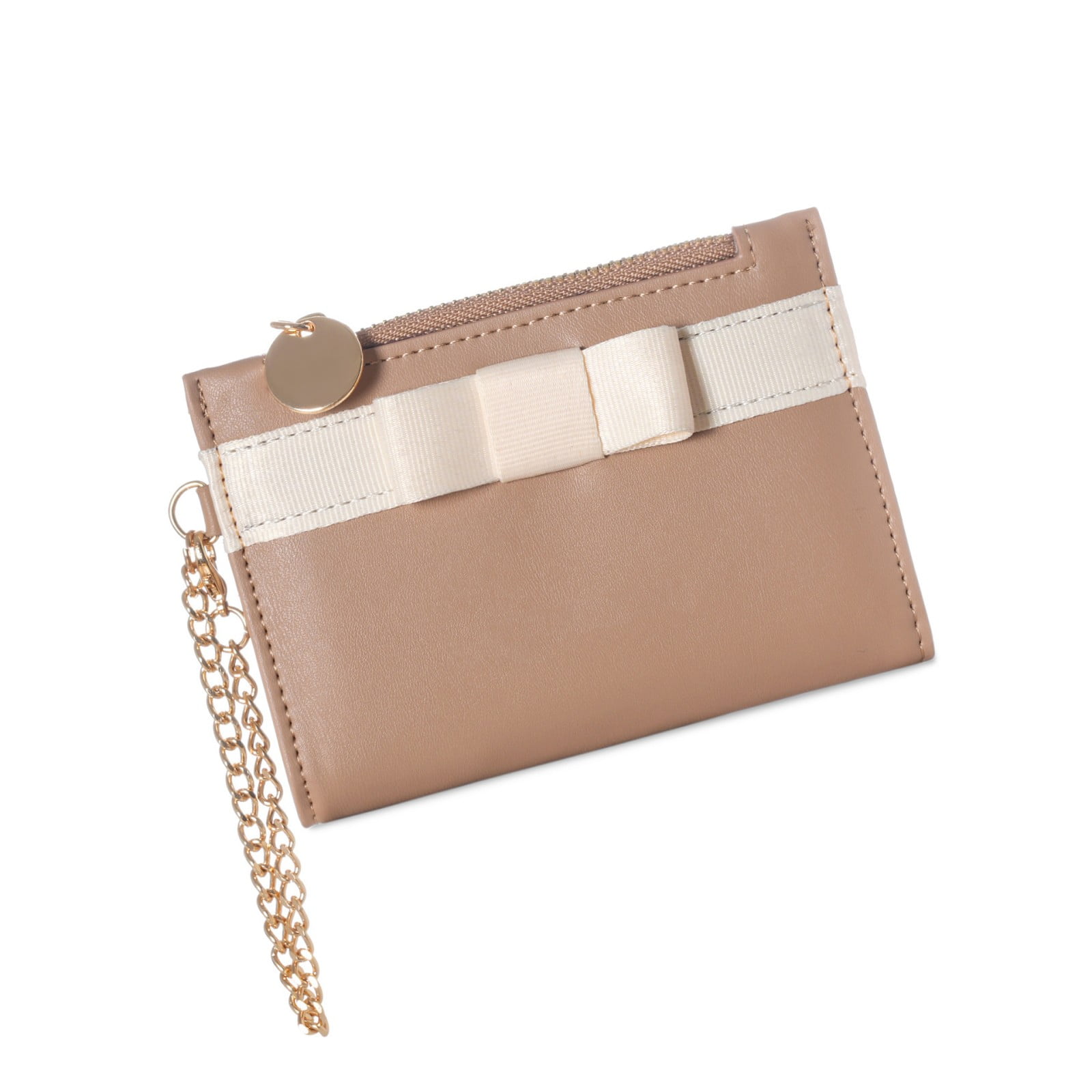 Compact Wallet for Women Pu Leather Credit Card Holder Large Capacity ...