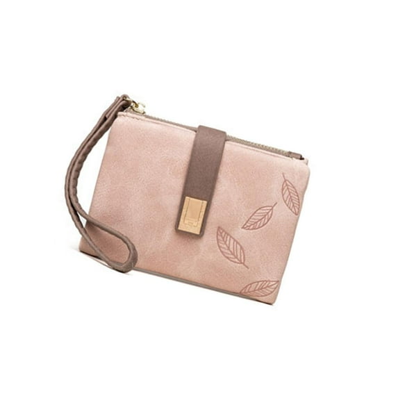 Compact Wallets for Women Bifold Clutch Pu1eatherPurses Ladies Card ...