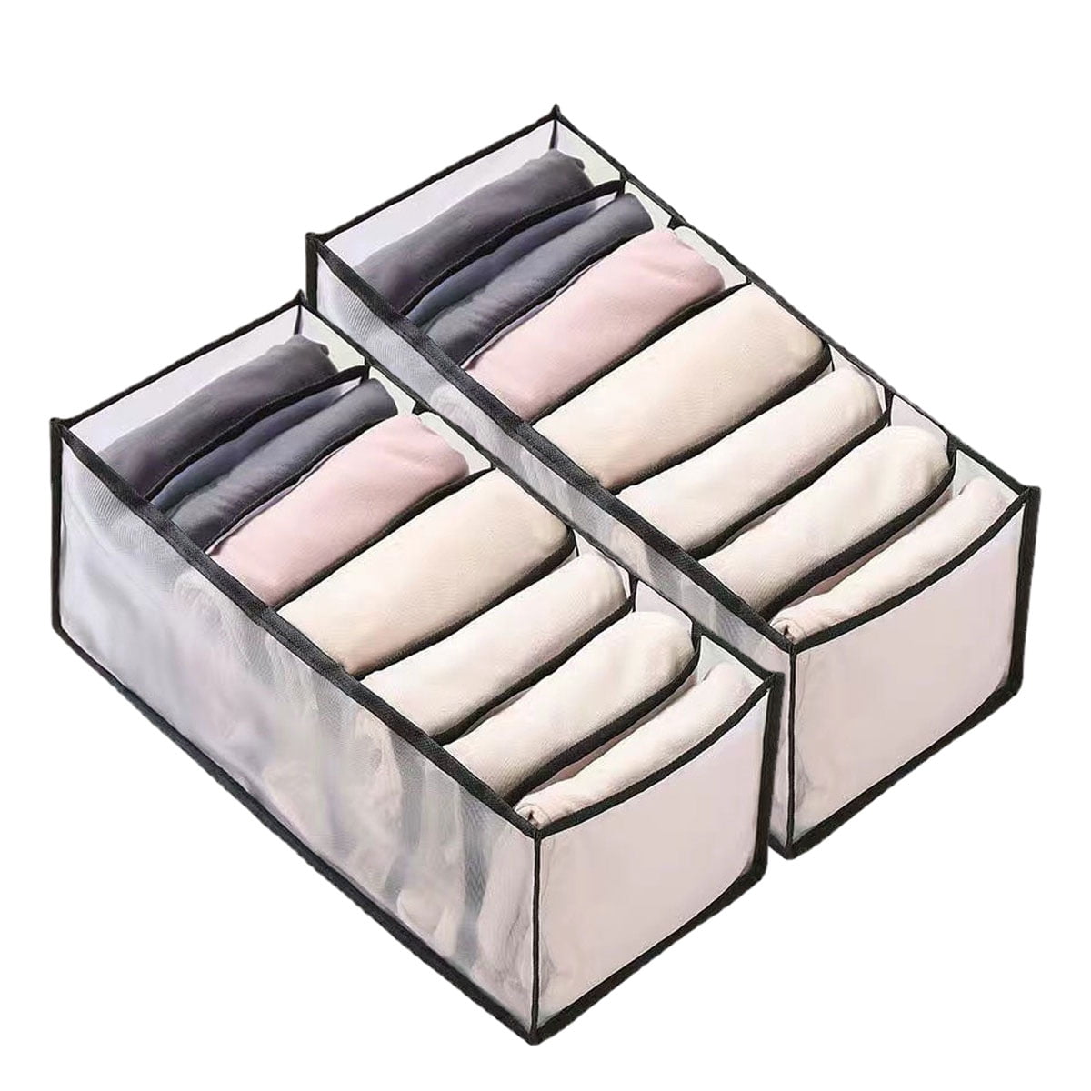Compact Wardrobe Organization Solution Portable Undergarment Drawer Set ...