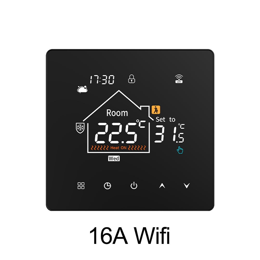Compact Wifi Thermostat For Underfloor Heating With 5 Plus 2 ...