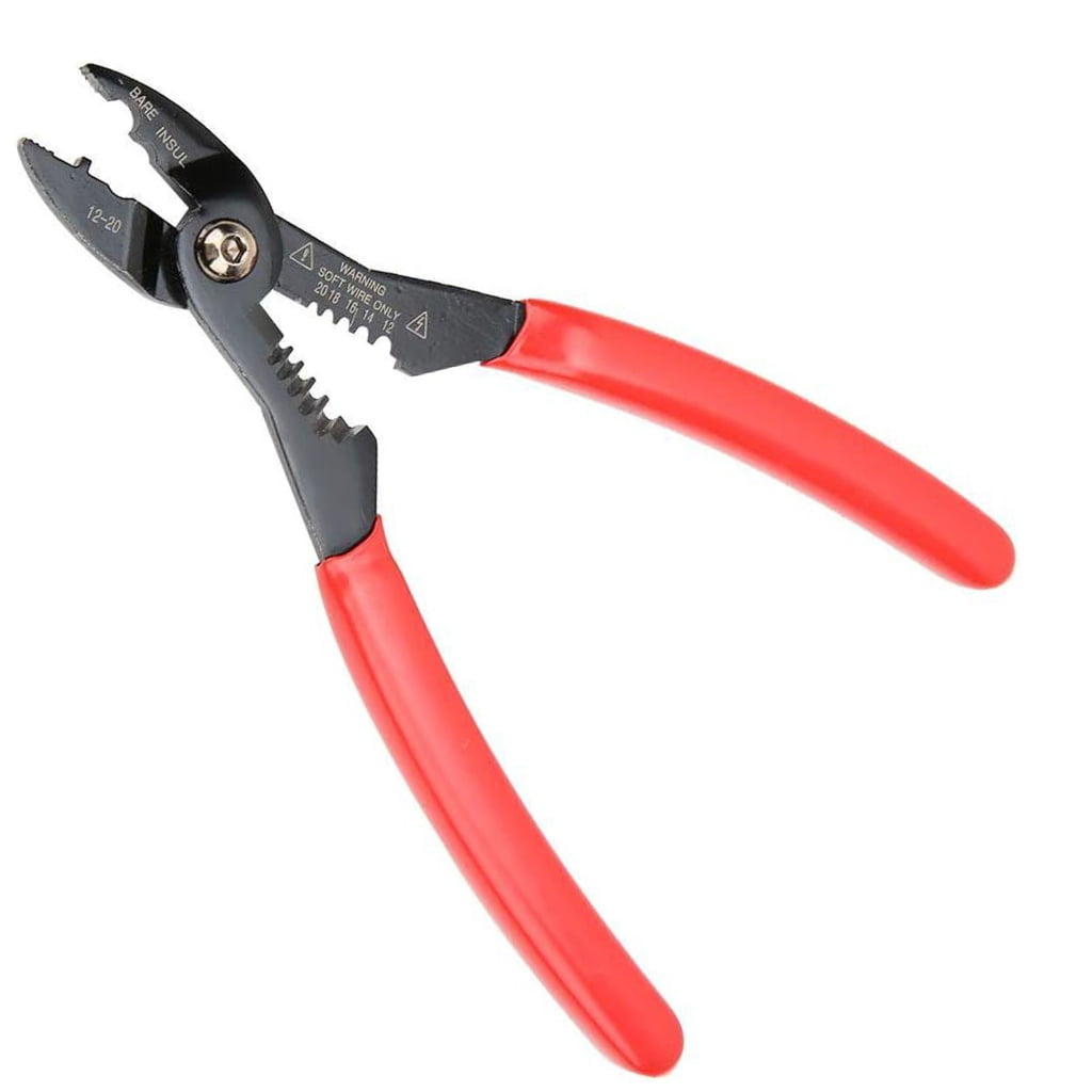 Compact Wire Stripper Crimper Tool for 12-20AWG Cables Durability ...