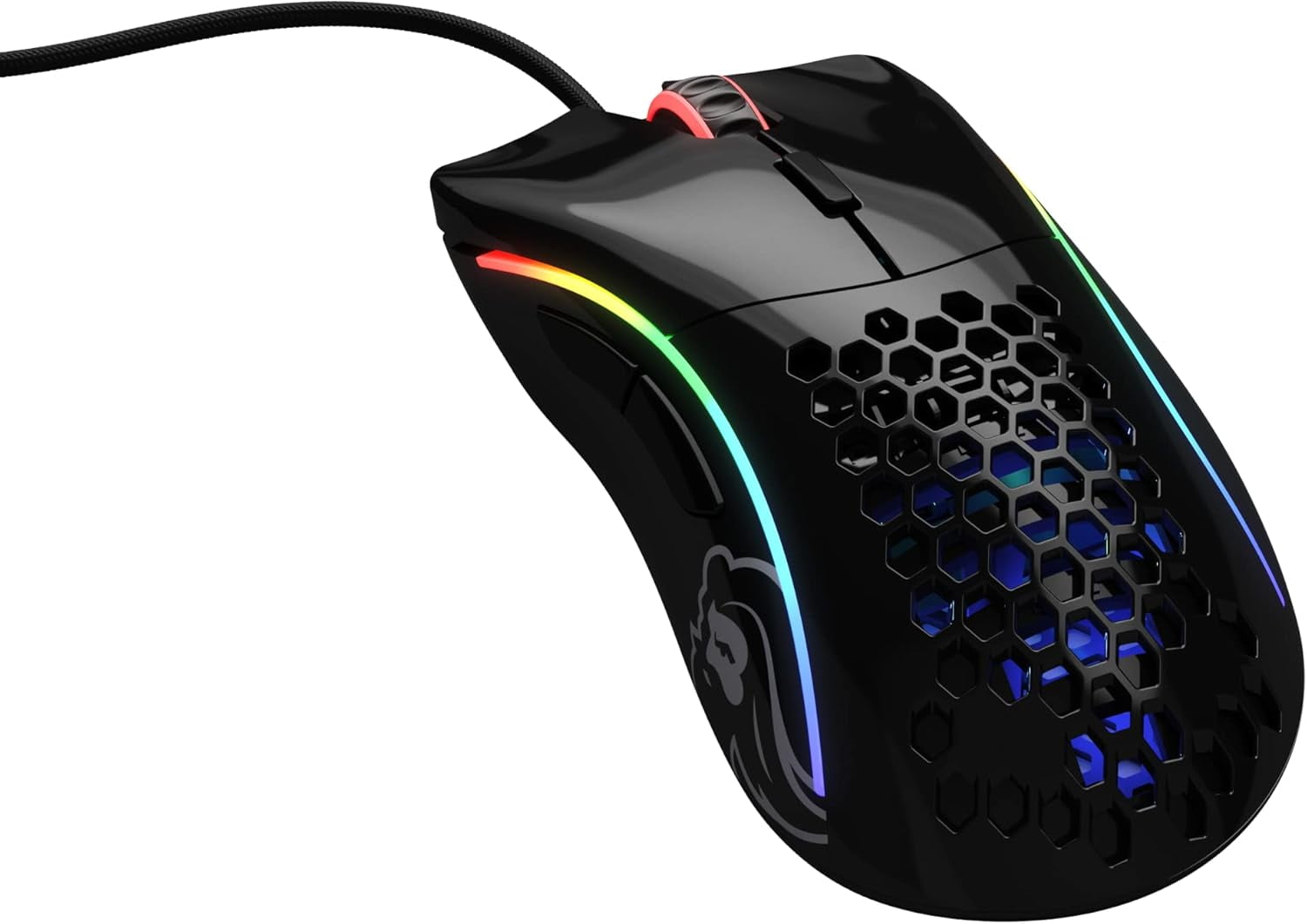 Compact Wired Gaming Mouse - 58g Superlight Honeycomb Design, RGB ...