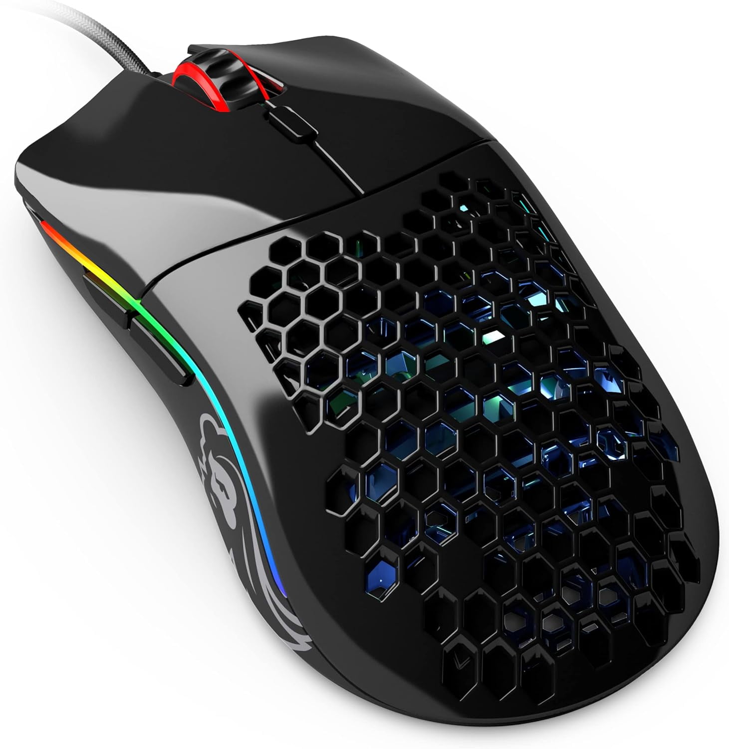 Compact Wired Gaming Mouse - 58g Superlight Honeycomb Design, RGB ...