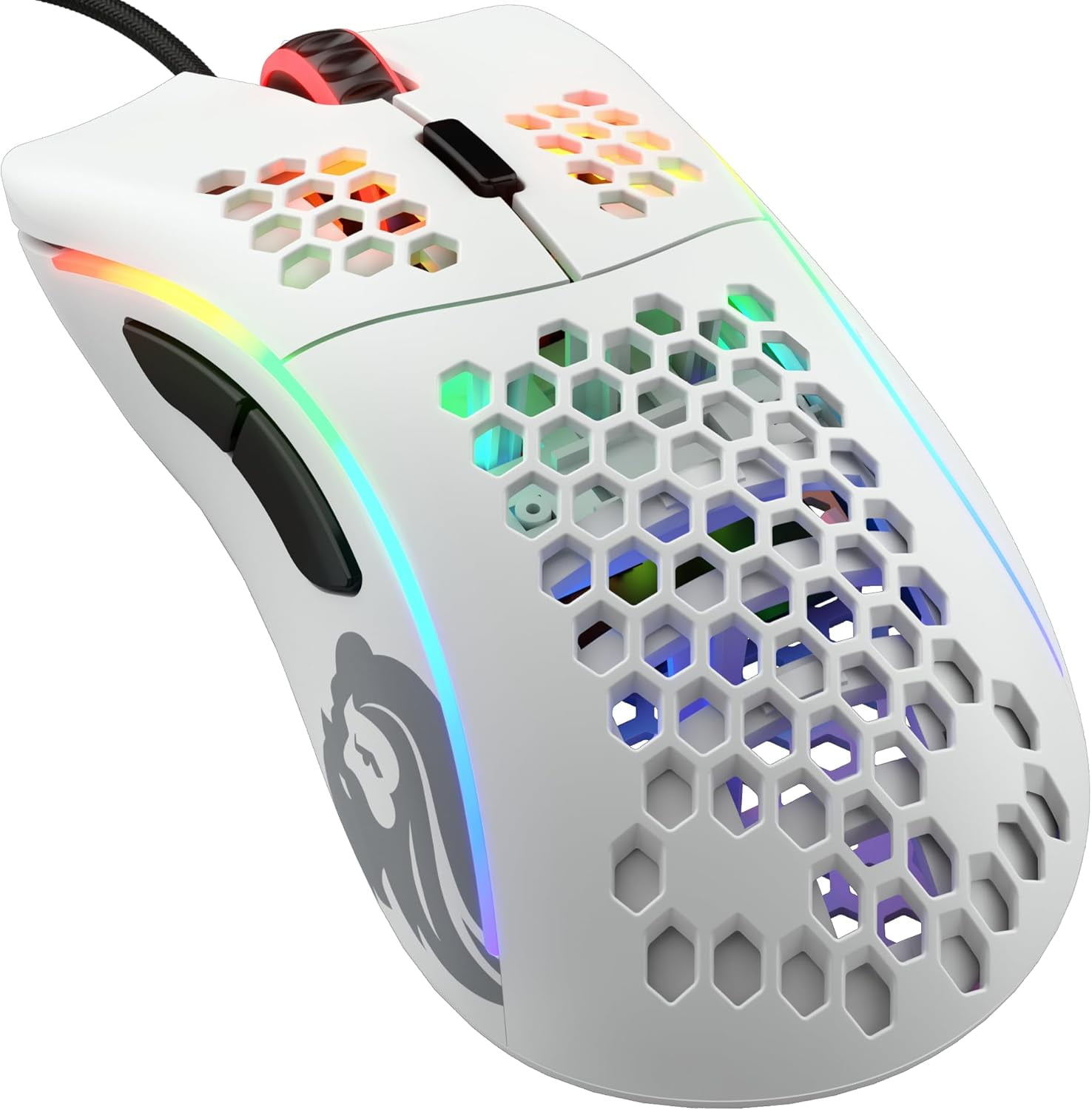 Compact Wired Gaming Mouse - 58g Superlight Honeycomb Design, RGB ...