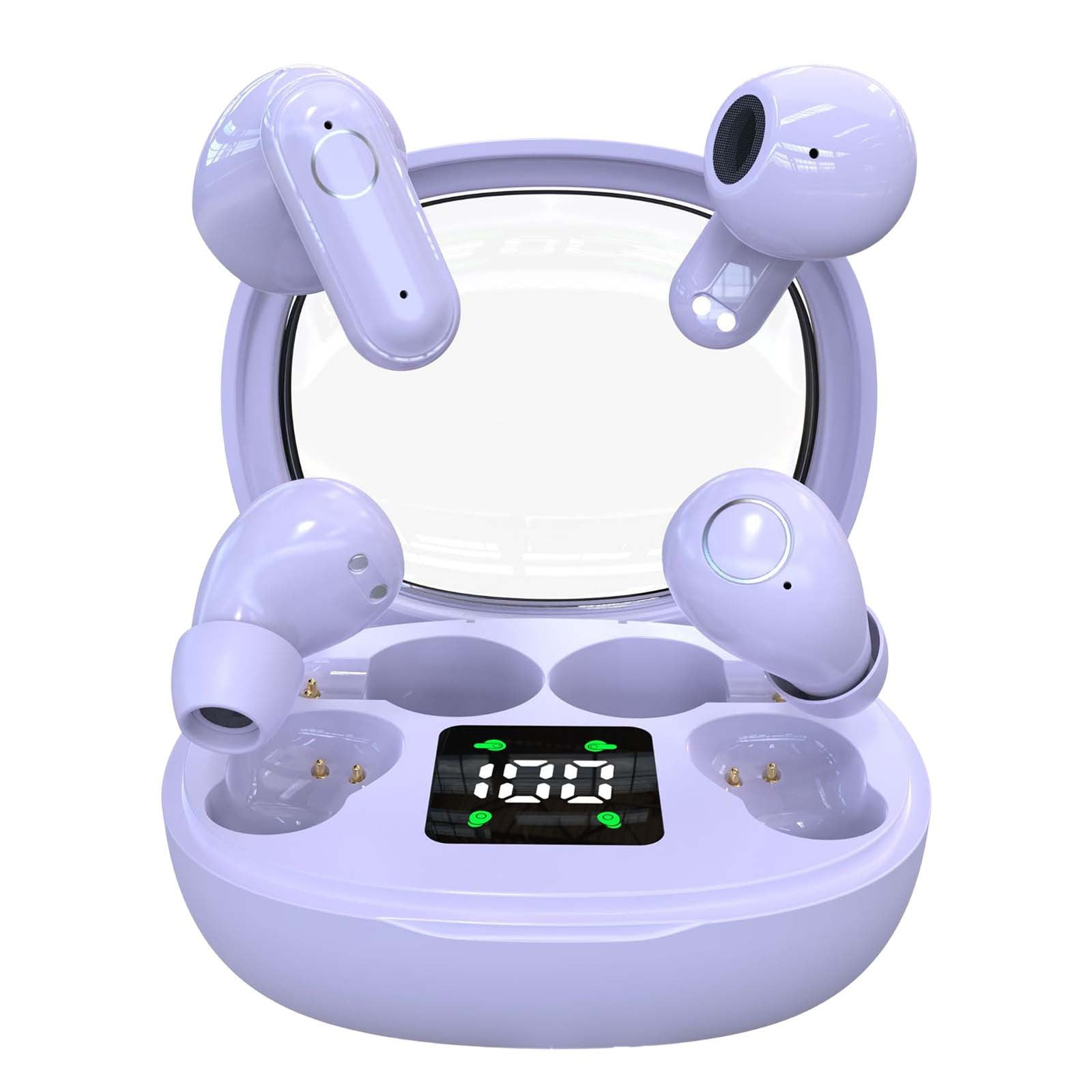 Compact Wireless Earbuds Short Design Semi In Ear Headphones For Sleep ...