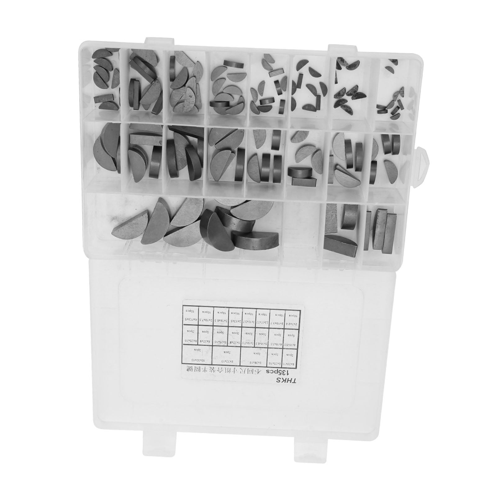 Compact Woodruff Key Kit , Ideal for Home Professional Mechanics, Long ...