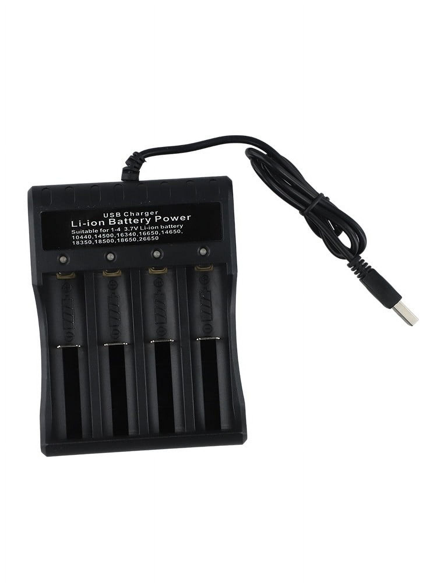 Compact and Portable Lithium Battery Charger 124 Slots for 3 7V and 4 ...