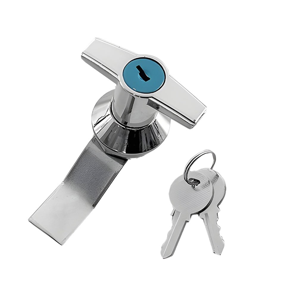 Compact And Secure Aluminum Alloy T Handle Lock with Key for Cabinets ...