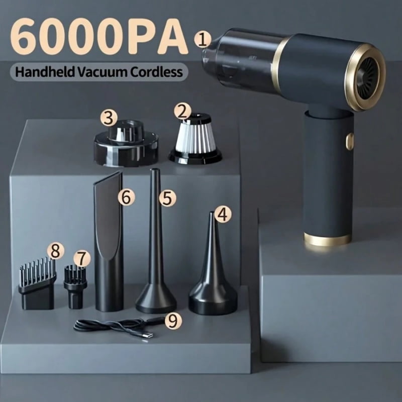Compact and Travel-Friendly Packaging This Car Vacuum Cleaner Gift Set ...
