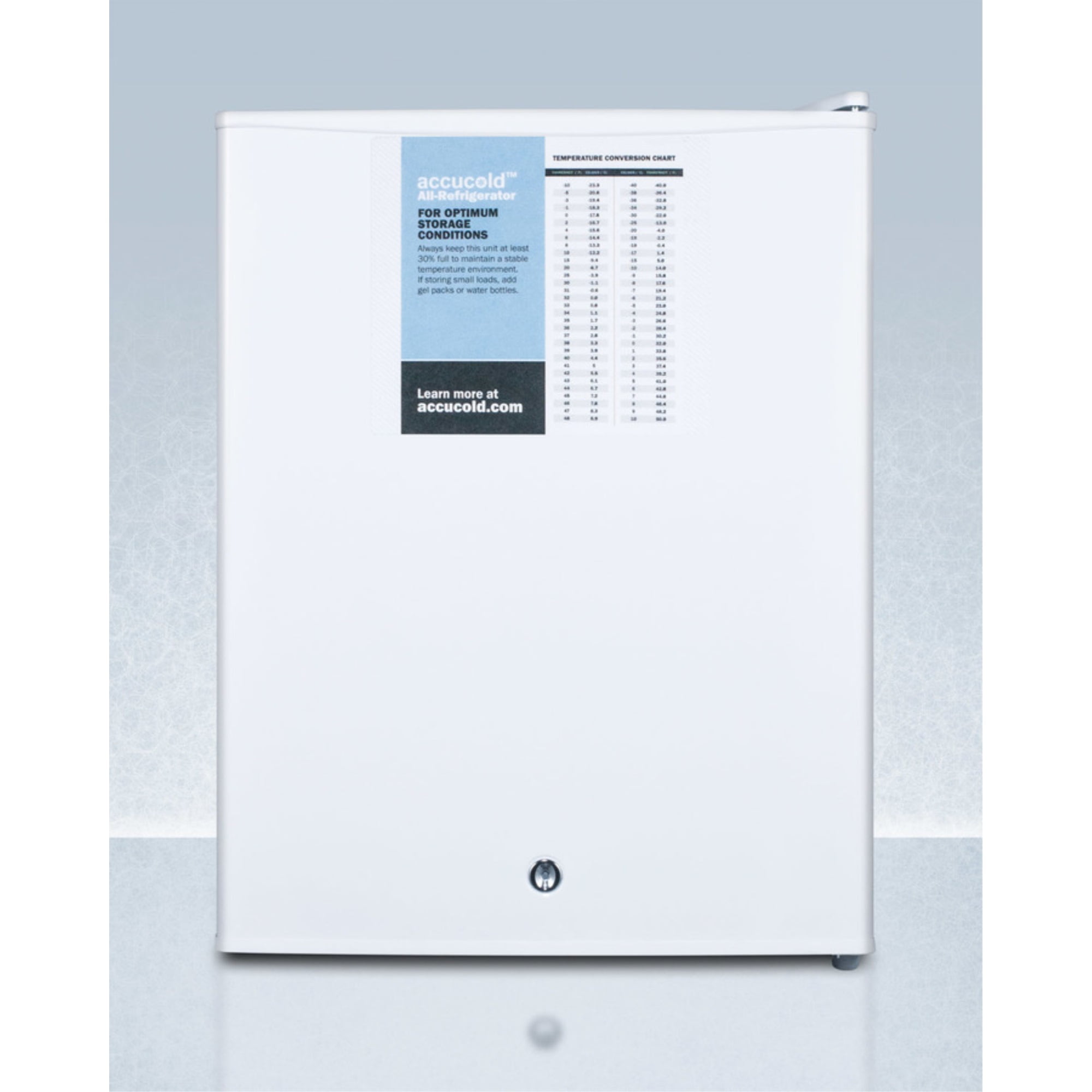 Compact auto defrost all-refrigerator with digital thermostat, internal ...