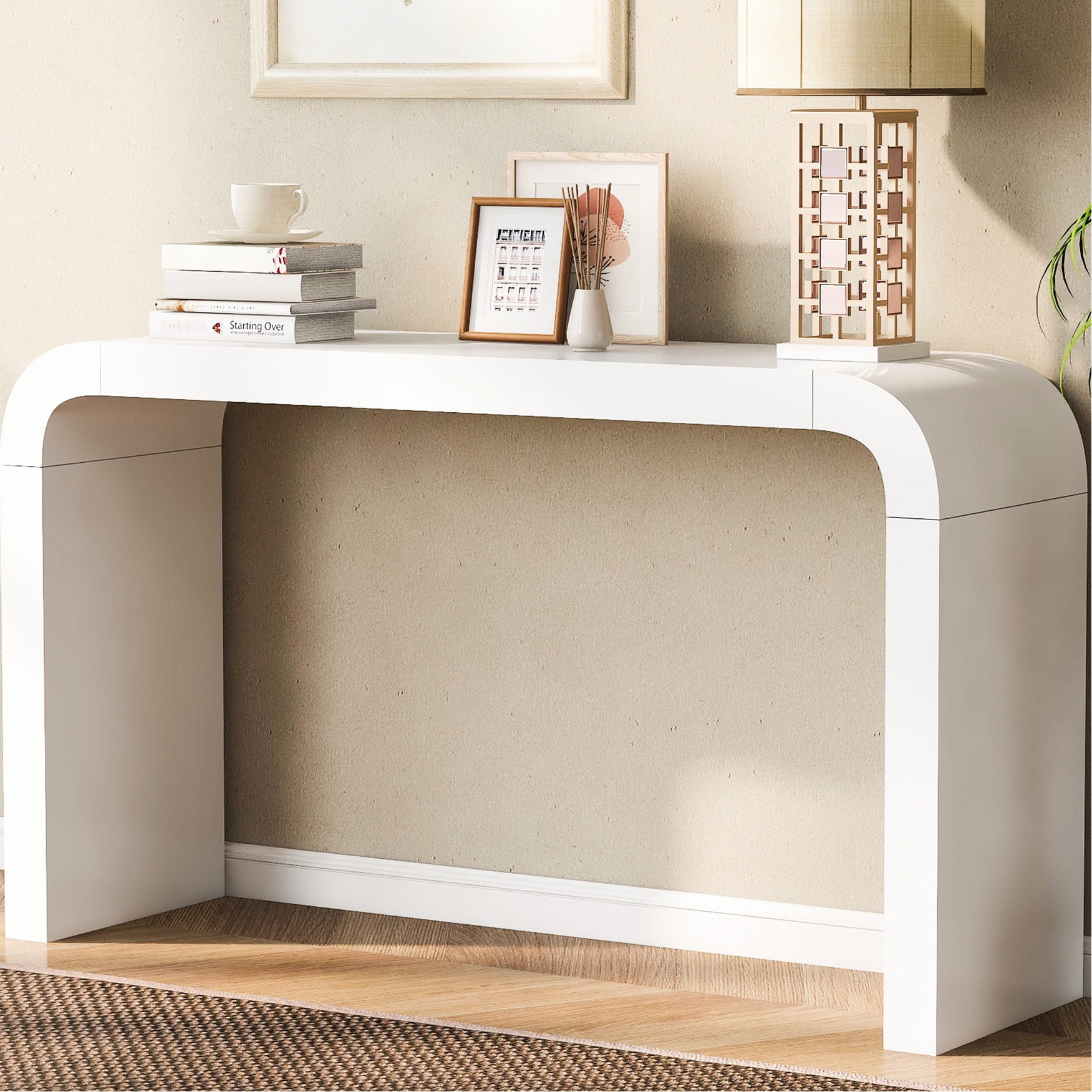 Compact console table with clean lines - Perfect for narrow spaces in ...