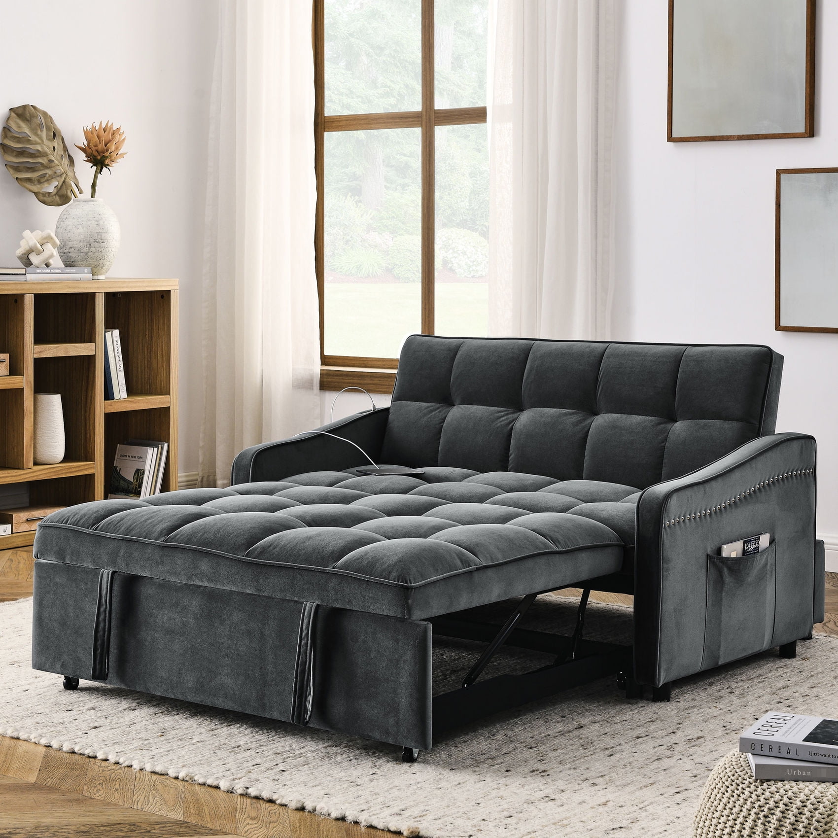 Compact design sofa - In studios or dorms, maximize limited space ...